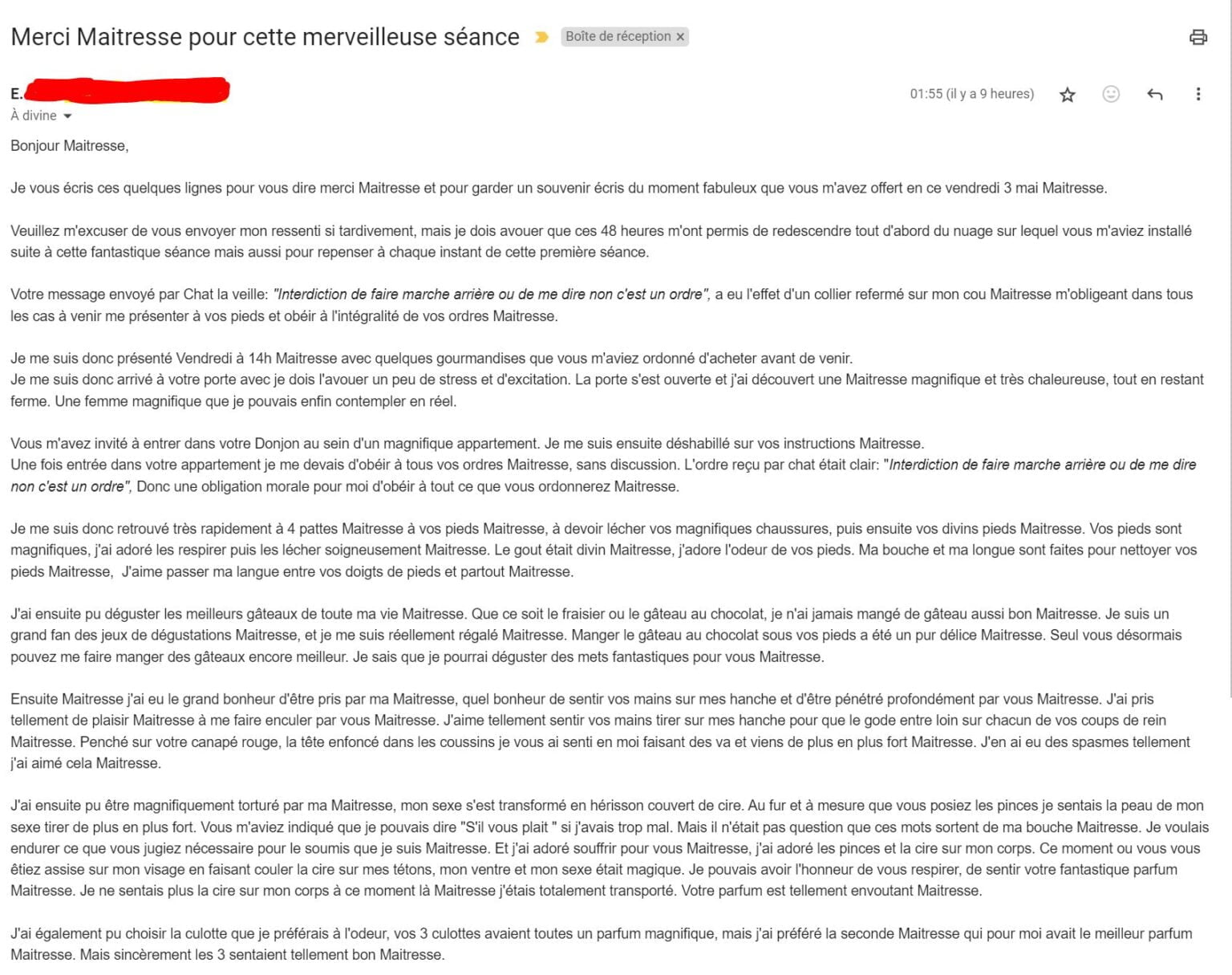 Dominatrice à Paris - Divine Jasmine